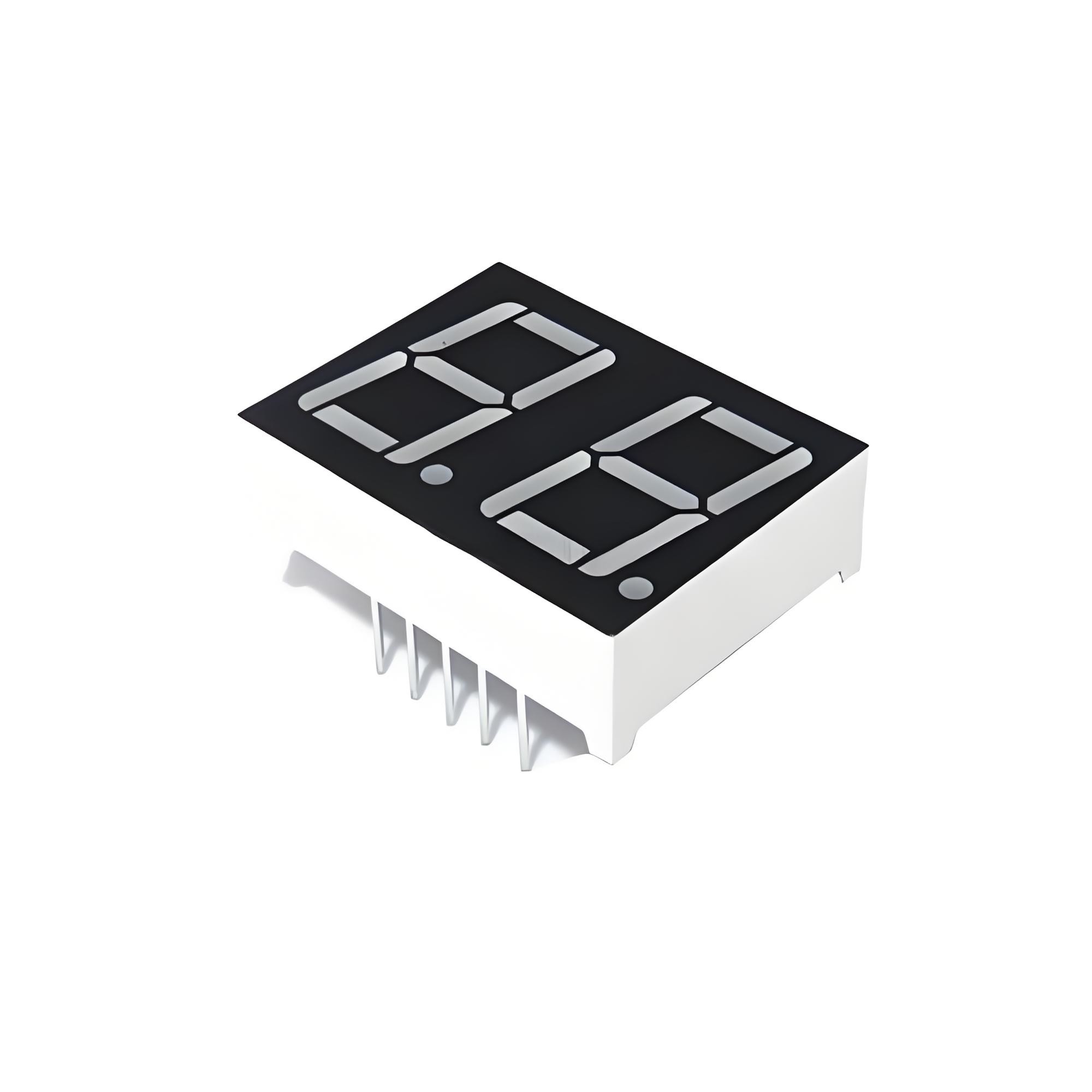 Industrial Medical Seven Segment Display 2 Digit Led Number Display 2.54mm